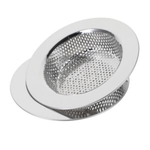 2pcs sink strainer bath tub plug stopper sink drain sink food catcher kitchen sink filter basket kitchen sink filter strainer anti-blocking net dish basin stainless steel