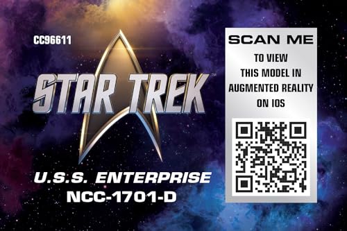 Corgi Diecast Spaceships - CC96611 Star Trek - USS Enterprise NCC-1701-D (The Next Generation) - Spaceship Toy Model, Collectible Space Toys for Adults & Kids, Rocket Ship Sci Fi Gifts