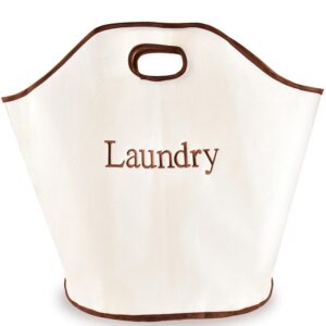 the lakeside collection self-standing laundry bag