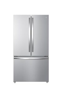 kenmore 46-75515 counter-depth french door refrigerator/freezer with fingerprint-resistant stainless steel, ice maker, quiet and energy efficient inverter compressor, 36 inch