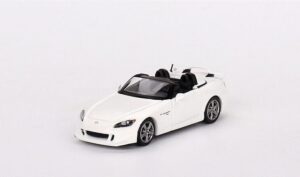 true scale miniatures model car compatible with honda s2000 (ap2) cr grand prix white 1/64 diecast model car mgt00656