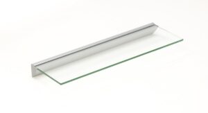 6 x 18 in. essentials clear glass shelf kit