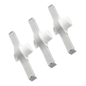 3pcs sealing clip bag clip with plastic caps nozzle spout bag clips plastic caps sealer clips nozzle spout bag clamp seal and pour food bag clips bag sealing supplies