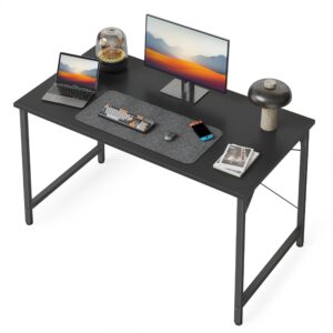 banti computer desk, 32 inch home office desk, modern simple style pc table for home, office, study, writing, black