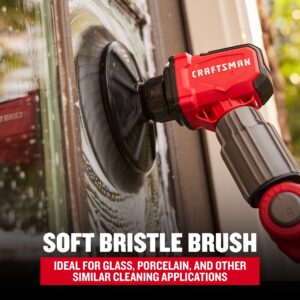 CRAFTSMAN Power Scrubber Bristle Brush Set for V20 Cordless 2-in-1 Power Scrubber (CMCPSMHB)