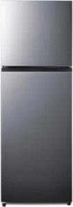 summit appliance ff1142pllhd 24" wide top mount refrigerator-freezer, 11.5 cu.ft, energy star-certified, door storage (left hand door)