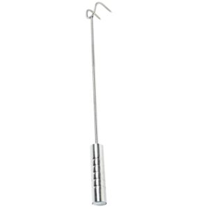 besportble pigtail food flipper meat hook stainless steel food turner hook cooking barbecue turners hooks grill accessories for bbq grilling 50cm