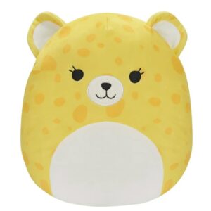 squishmallows official kellytoy 12 inch wildlife zoo squad collectible pillow animals (lexie cheetah)