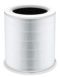 freshdew air fliter replacement, compatible with dayette ap401 ap402 and jowset ap402 ap403 air purifier for large room up to 1830ft², h13 true hepa filter, 4-stage filtration system (white)