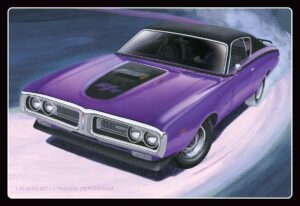 amt 1971 dodge hemi charger r/t 1:25 scale model kit