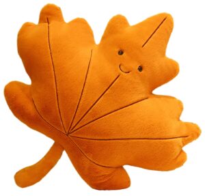 tongsong soft plush maple leaf pillow stuffed maple leaf animal plush toy maple leaf plushies home decor for lover in birthday and holiday