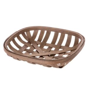 sedlav brown woodchip tobacco decorative basket - rustic charm for home organization