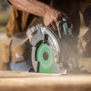 Metabo HPT 36V MultiVolt™ Circular Saw, 7-1/4-Inch, Torque Boost Technology, Tool Body Only, Optional AC Adapter Available, C3607DBQ4