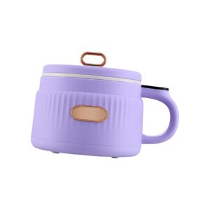 gazechimp small rice cooker electric pot 110v 1.6l electric cooker non-stick pot noodles cooker for travel dormitory 1-2 person oatmeal, violet