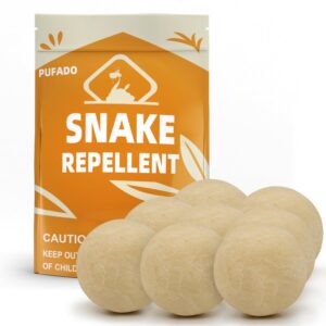 pufado snake repellent for yard powerful, keep snake away repellent for outdoors, snake repellant for outdoors pet safe, yard snake out repellant, snake deterrent indoor and home effectively-8 pack