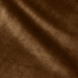 greton velvet fabric, brown 1 yard