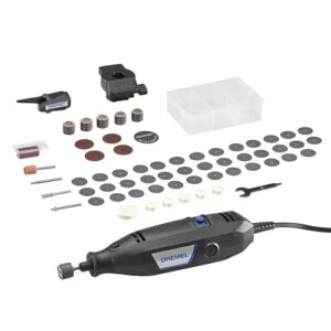 dremel 3100-2/60 variable speed rotary tool kit- 2 attachments and 60 accessories, ideal for a variety of crafting and diy projects- cutting, sanding, grinding, polishing, drilling, and engraving