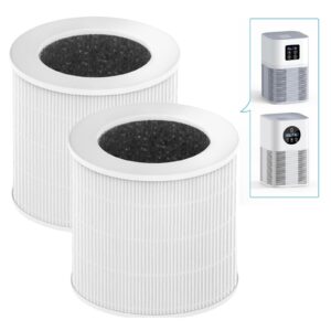 a1 air purifier filters compatible with vewior air purifier a1 a1w hqsc-50 hqkj-80, ameifu ap01w, koios hqkj-50 & tailulu pur0003, 3-in-1 filter h13 true hepa air purifier replacement filter, 1 pack