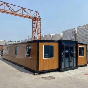 expandable prefabricated home mobile, prefab house for hotel, booth, office, guard house, workshop - efficient and versatile living solution (20ft*40ft)