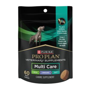 purina pro plan veterinary supplements multi care dog supplements - 60 ct. pouch