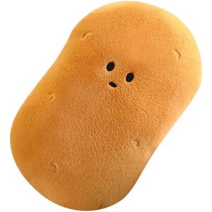 wgxzyq large potato plush pillow, stuffed food potato plush toy birthday xmas gift for kids boys girls (19.6inch)