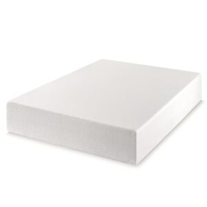 Best Price Mattress 14" Signature Green Tea Memory Foam Mattress, Twin, White