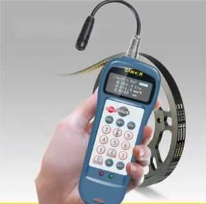 sanker sonic belt tension meter sk-608 suited for multi-ribbed v- and synchronous belts shorter measurement time ≤ 0.2s measuring accuracy +/-1% frequency range 10-5000hz u550 same function