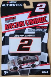 matchbox nascar authentics austin cindric 2023 wave 5