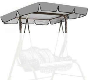 bturyt replacement canopy for swing seat 2 ; 3 seater sizes, garden swing canopy replacement waterproof, outdoor garden chair awning cover