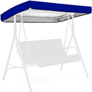 bturyt replacement canopy for swing seat, patio hammock top cover, replacement canopy for swing seat chair 2 seater, anti-uv waterproof cover for garden