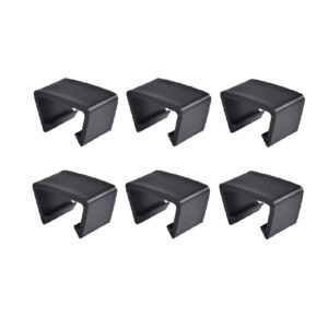 suq i ome 6 pack of patio outdoor furniture clip fastner, sectional rattan wicker sofa furniture connector fastener clips, suit for tube width 2.05 inches. (2.05 inch m)