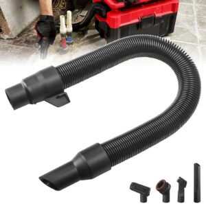 14-37-0105 18v/28v wet/dry vac hose assembly for milwaukee m18 vacuum 0880-20 0970-20 w/attachments adapter kit (internal storage)