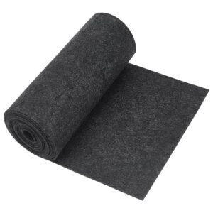 benecreat 118x9.4inch felt fabric roll, dark gray craft felt roll for felt table mats, diy craftwork, sewing and patchwork,2mm thick