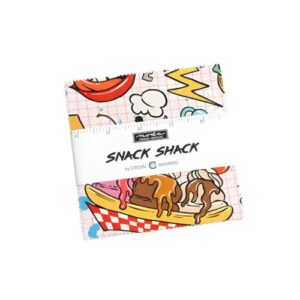 moda fabrics snack shack charm pack by crystal manning 11940pp