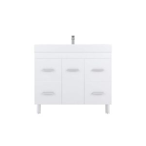 alya bath ripley bathroom vanity, 42", white