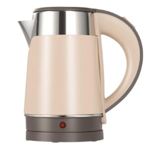 eyhmhy small electric tea kettle stainless steel,0.8l portable travel hot water boiler, 800 watts mini electric coffee kettle