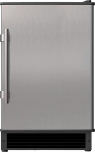 edgestar ib121 15 inch wide 12 lbs. capacity built-in ice maker with 15 lbs. daily ice production - stainless steel