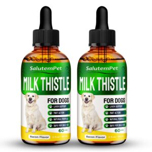 milk thistle for dogs | dog liver supplement | milk thistle supplement for dogs | liver support for dogs | liquid milk thistle for dogs | dog supplements for liver | natural product | 2 pack х 2 oz