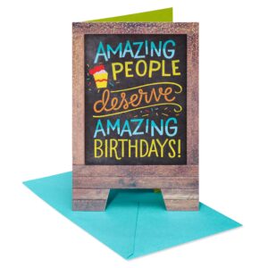 american greetings birthday card (off the charts)