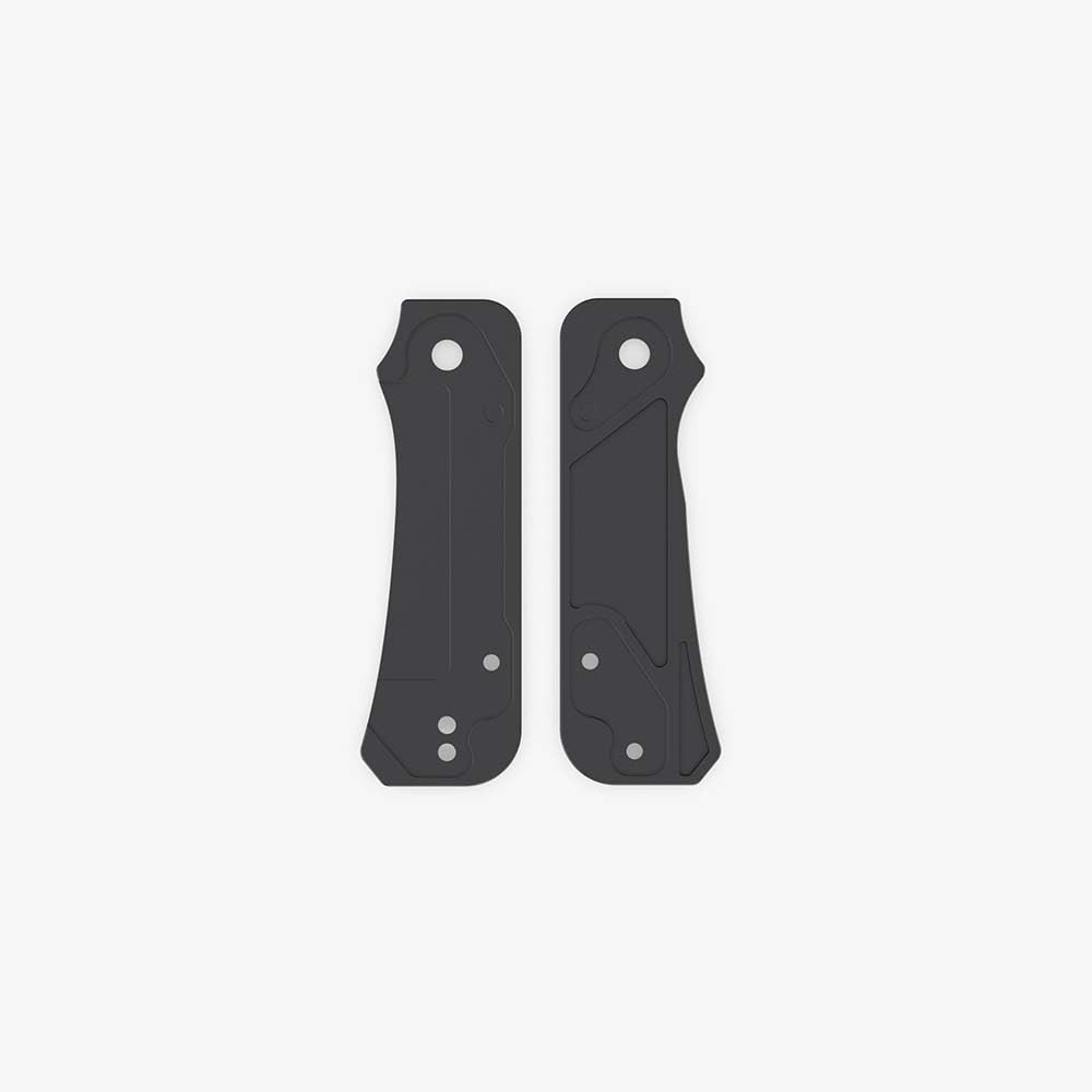 Flytanium Groove Titanium Scales Compatible with CIVIVI Baby Banter Knife (Titanium Black)