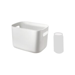 winwol s white bins for organizing - plastic storage baskets for shelves,organizer bin large,for home and office use,efficient storage bin for all needs (s)