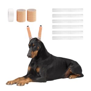 doberman ear posting kit - stand up support tool with tape for pinscher dogs' ears