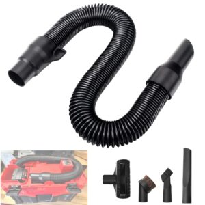 14-37-0105 vacuum hose & universal attachments adapter kit hose assembly compatible with milwaukee m18 packout vacuum 14-37-0105 replacement hose 0880-20, 0970-20