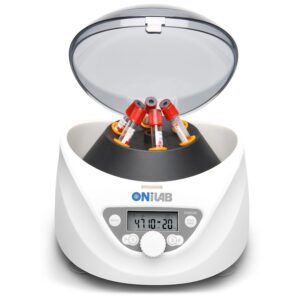 onilab lab prp benchtop centrifuge 6x15ml/10ml/7ml/1.5-5ml, 300-5000rpm(max. 2600xg rcf),lcd digital desktop lab centrifuge timer 30sec-99min, two quick start programs