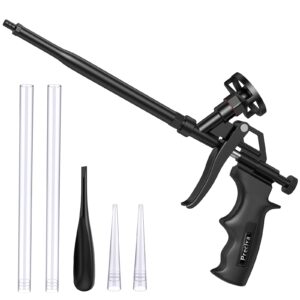 foam gun, preciva professional foaming gun heavy duty pu expanding foam gun spray application applicator