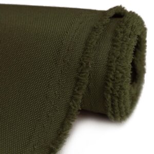 konelia waterproof canvas fabric by the yard outdoor upholstery fabric 600d cordura polyester fabric water resistant sewing fabric for chair patio cushion purse tote bag interior 3 yard army green