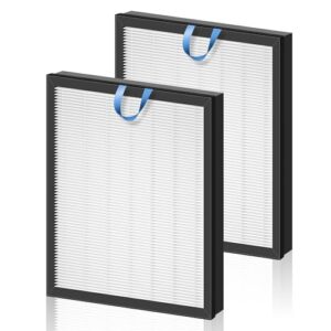 vital 200s replacement filter for levoit vital 200s and vital 200s-p air purifier, 3-in-1 h13 true hepa and high-efficiency activated carbon filter, vital 200s-rf, lrf-v201-wus, 2 pack, white