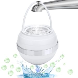 niroket bath ball filter-bathtub water filter removes hundreds of contaminants for softer, smoother skin | 2,500 gallons of filtration | bpa free