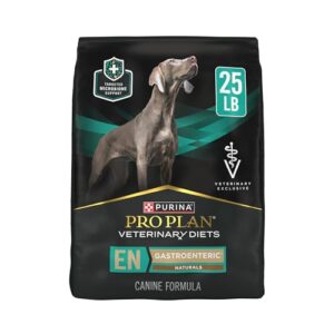 pro plan veterinary diets purina en gastroenteric naturals with added vitamins, minerals and nutrients canine dry natural dog food - 25 lb. bag