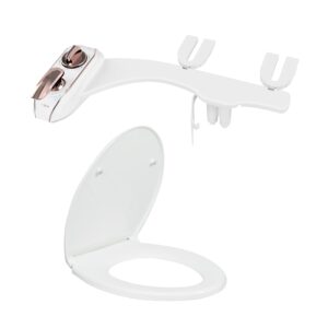 luxe bidet neo 320 plus rose gold and luxe elongated toilet seat bundle